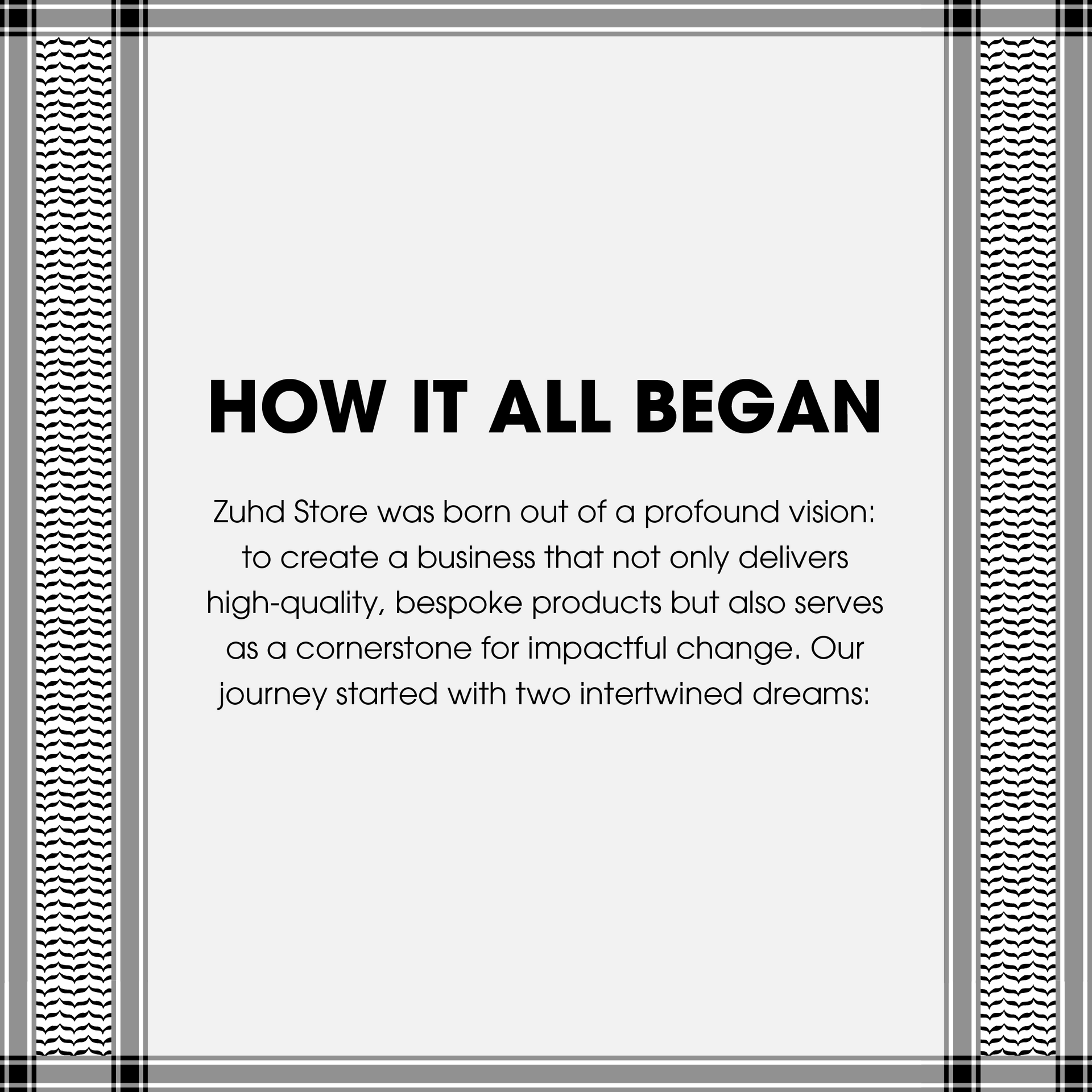 Our Story - Zuhd.store